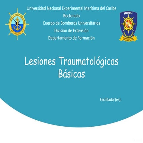lesiones traumatologicas basicas Bomberos | PPT