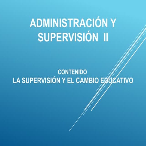 La supervisión escolar apoyo | PPTX