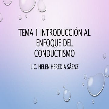 Programa de modificación conductual psicopedagogía | PDF