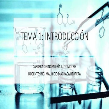 Quimica automotriz ingenieria en mecanica automotriz | PPTX