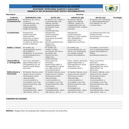 Tema 1_Rúbrica de Evaluación Texto Informativo.docx