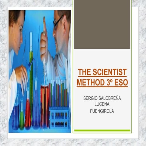 Tema 1 the scientics activity | PPTX