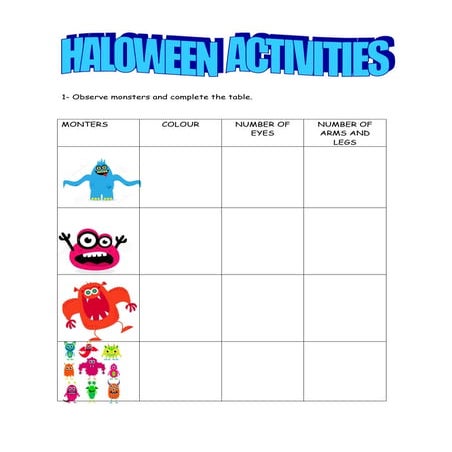 Actividades Halloween | DOC