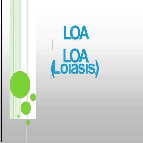 Comprehensive Overview of Loiasis: Clinical Features and Diagnosis | PDF