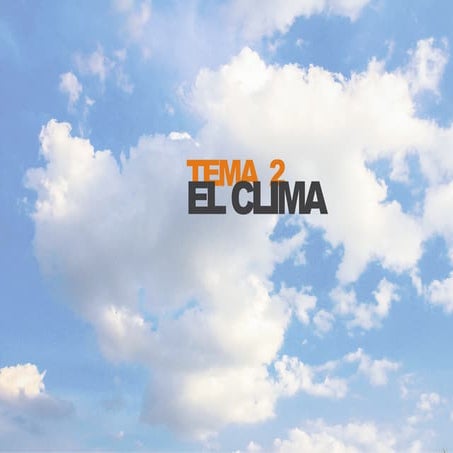 Tema 2 clima | PDF
