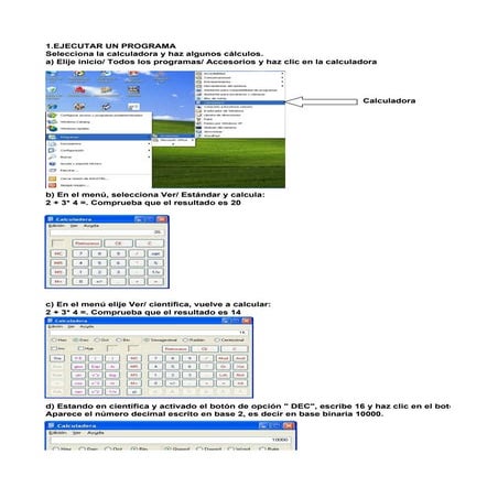 Menu de programas yessenia herrera | PDF