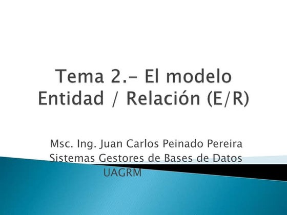 Transformación de Modelo E-R a Modelo Relacional Ejemplo y Reporte | PDF
