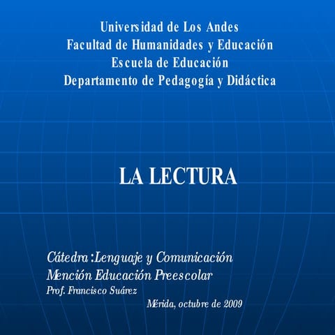 La Lectura | PPT