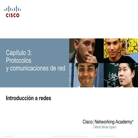 Modulo 3 de ccna 1 de Cisco sobre protocolos y modelos | PPTX