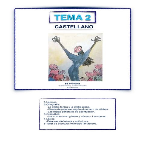 Tema 2 quinto castellano | PDF