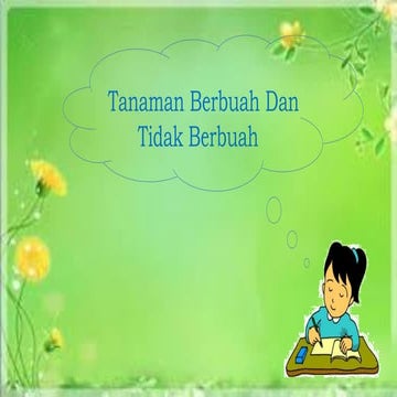 Tanaman berbuah dan tidak berbuah | PDF