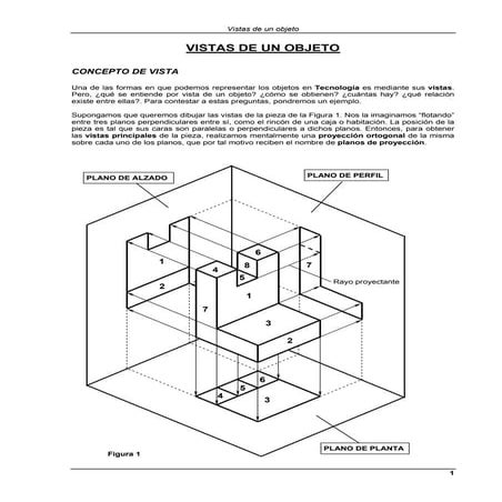 Dibujo técnico Vistas | PPTX