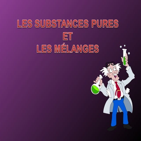 Corps purs et melanges | PDF
