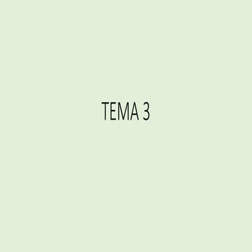 Tema 3 | PPTX