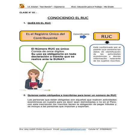 Tema 3 4to -el ruc | PDF