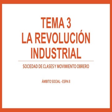 Revolución industrial y movimiento obrero | PPT