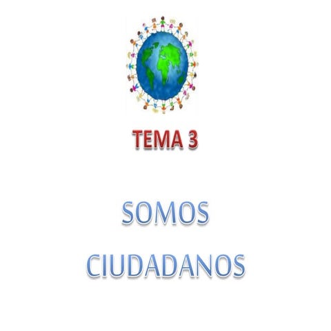 Tema 3. somos ciudadanos | PPT