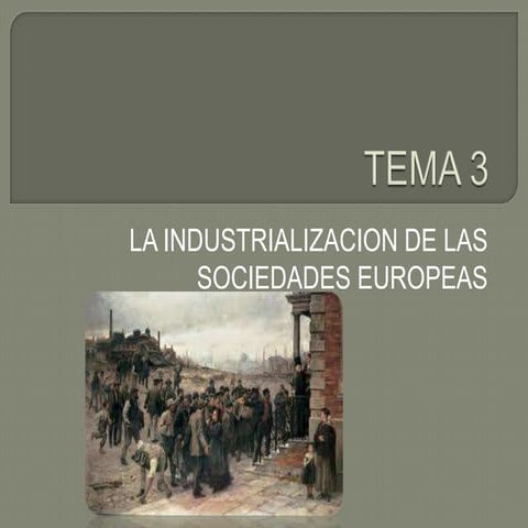 La IndustrializacióN | PPT