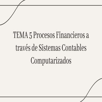 Importancia de la informatica en el medio de finanzas | DOCX