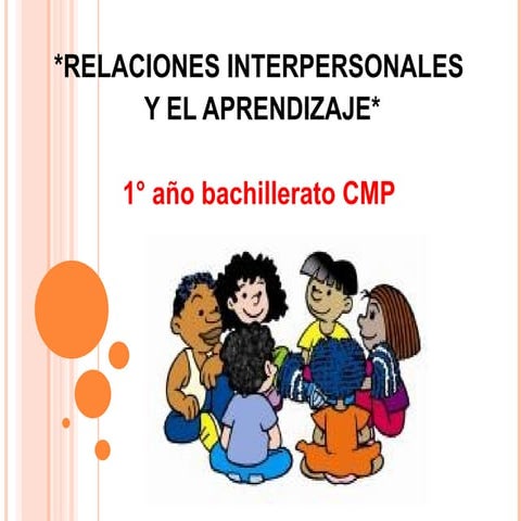 *Relaciones interpersonales* | PPTX