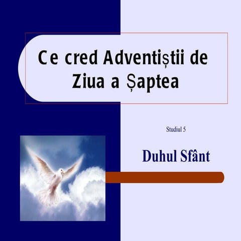 5. Duhul Sfant | PPT
