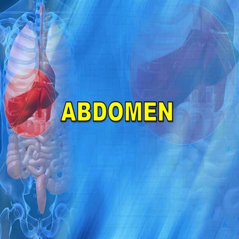 Tema 4. exploracion de abdomen | PPTX
