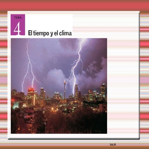 Tema 4 el tiempo y el clima 1º ESO | ODP