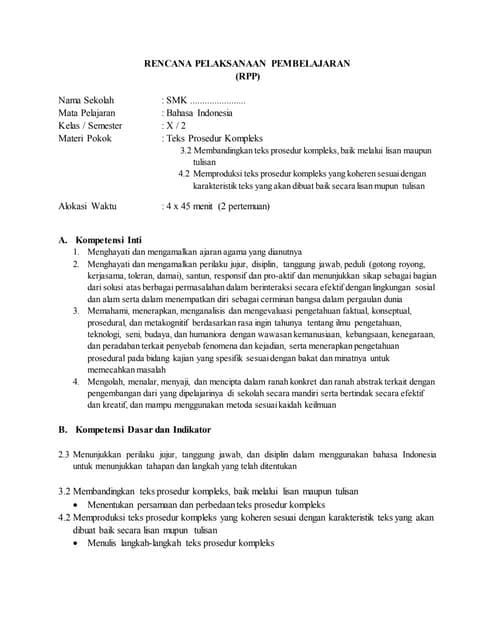 CONTOH RPH 2014 | PDF