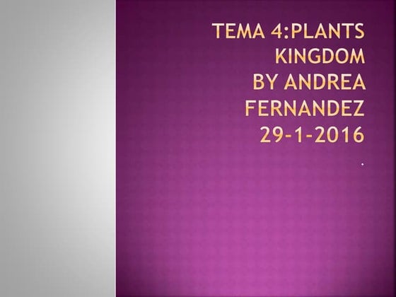 Kingdom Plantae (Concept Map) | PDF