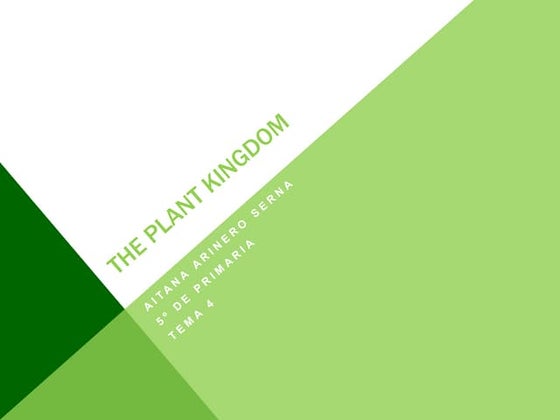 The plants kingdom | PPT