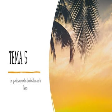 Tema 5 bioclimas de la tierra (ii) | PDF