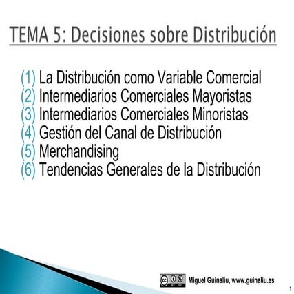 DECISIONES SOBRE DISTRIBUCION | PPT