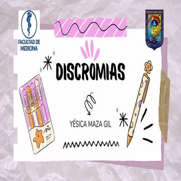 DISCROMIAS en el área dermatológica para estudiantes de medicina | PDF