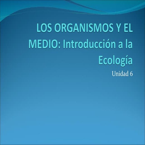Presentación Tema 6 | PPT