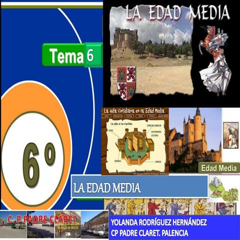LA EDAD MEDIA.TEMA 6 DE CIENCIAS SOCIALES | PPTX