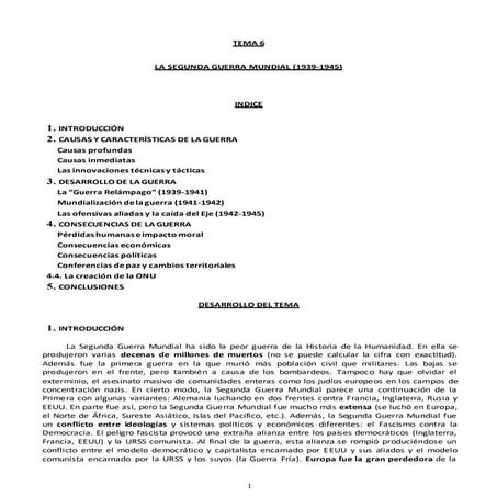 Comprehensive Analysis of World War II: Causes, Development, and ...