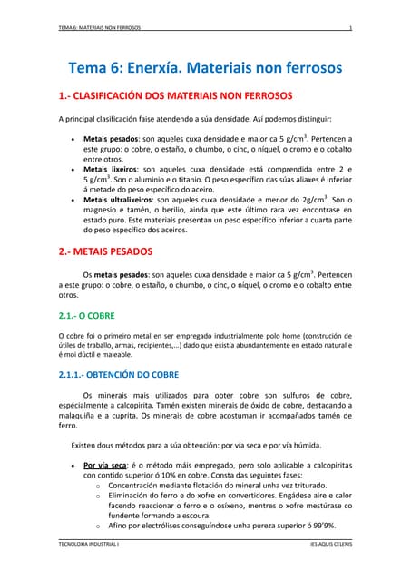 Tema 2: Energías No Renovables | PDF