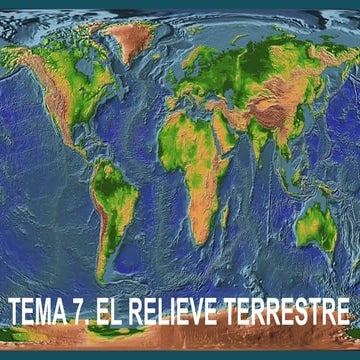 Tema 7. El relieve terrestre.pptx GEOGRAFÍA E HISTORIA | PPTX