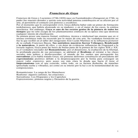 Tema 9. goya. | DOC