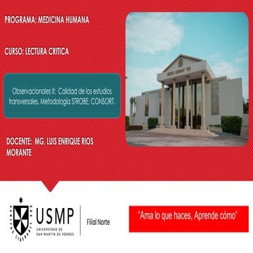 TEMA 9 ESTUDIOS TRANSVERSALES_desde su incio | PPTX