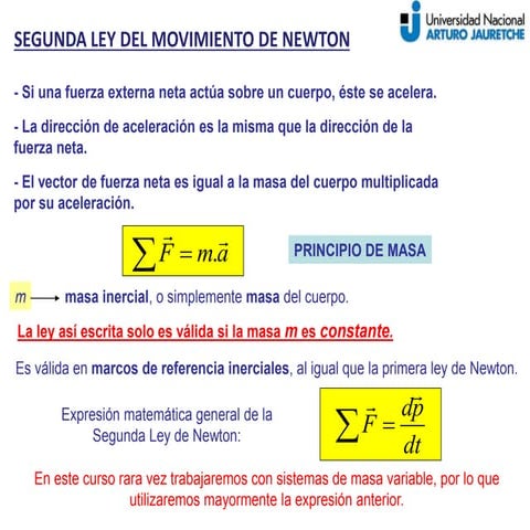 Hoja De Trabajo Con Problemas Sobre La Segunda Ley Del Movimiento De Newton