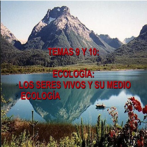 Tema 9 y 10 Ecología | ODP