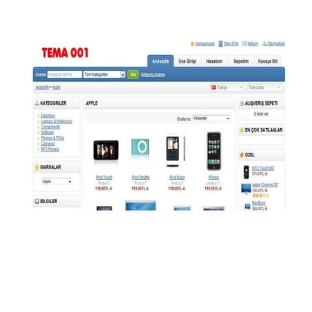 Opencart Temalar | PPT