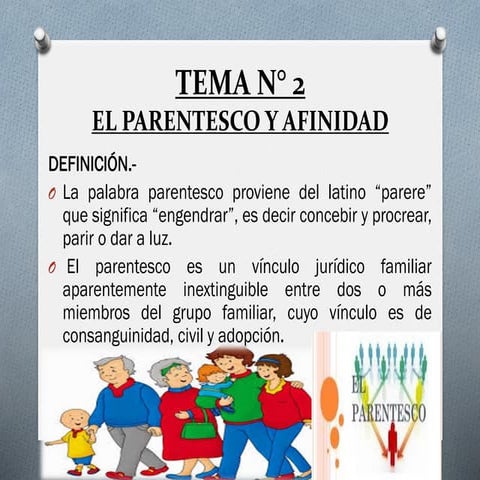 PARENTESCO Y AFINIDAD DIFERENCIAS CARACTERISTICAS | PDF