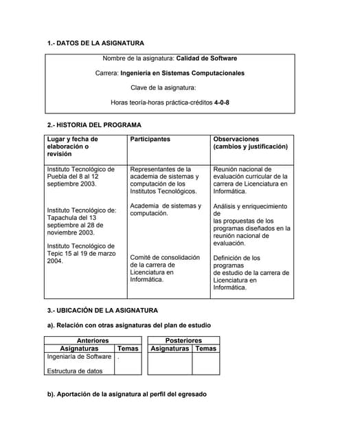 Interfaces isc programa | PDF