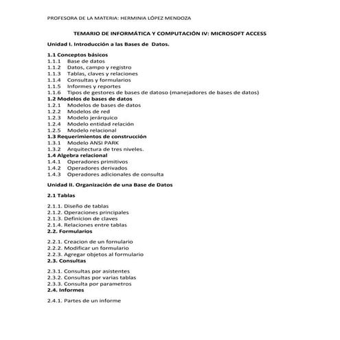 Temario De Access Docx