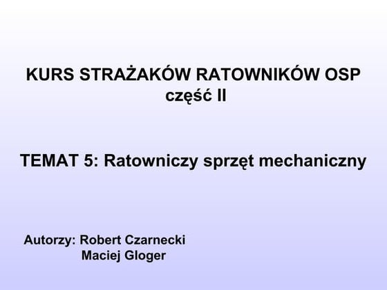 Obciążenie ogniowe norma | PDF