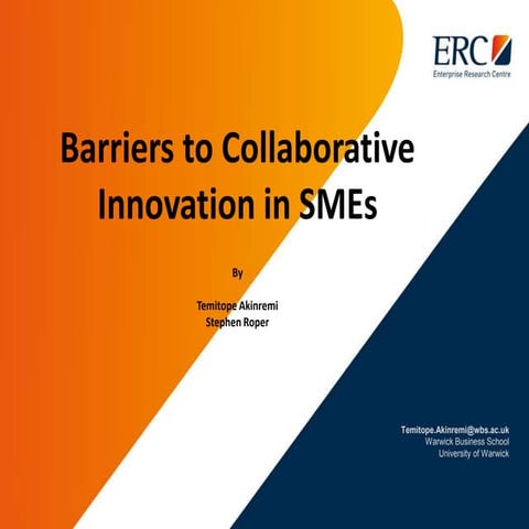 Temi akinremi erc showcase event | PPT