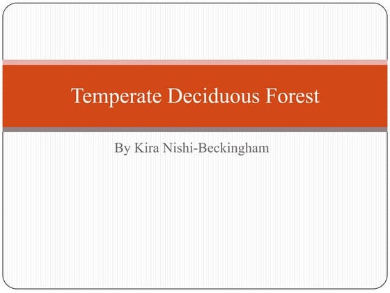 Forest Ecology | PPT