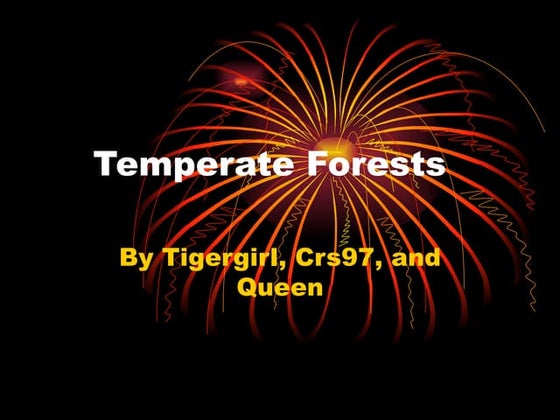 Temperate forest | PPT